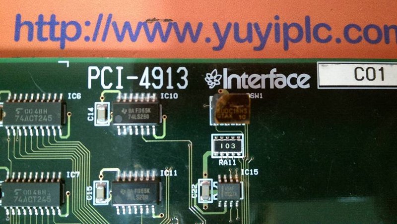 INTERFACE PCI-BASED COMPUTERS BOARD PCI-4913 - PLC DCS SERVO Control MOTOR POWER SUPPLY IPC ROBOT